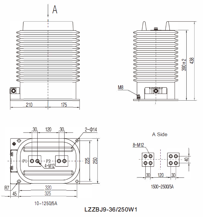 LZZBJ9-35 36kV Indoor Single Current Transformer - China Changan Electric