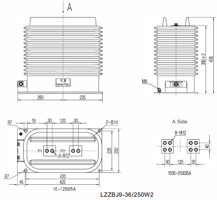 LZZBJ9-35 36kV Indoor Single Current Transformer - China Changan Electric